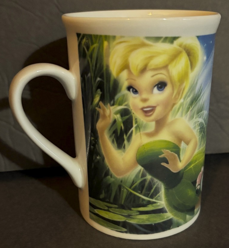 Disney 2010 Fairies Coffee Ceramic Tea Mug Cup Tinker Bell Friends 8 oz ...
