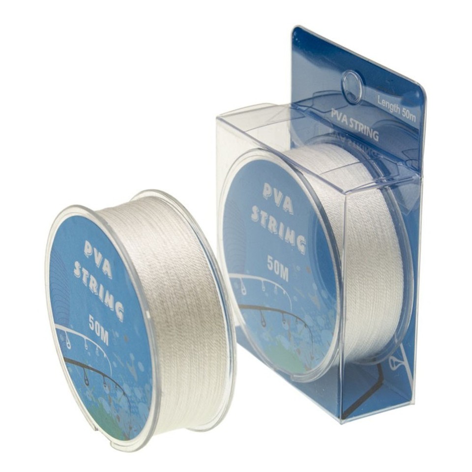 50m PVA Water Soluble Fishing Bait Line for Quick Dissolve For Braided ...