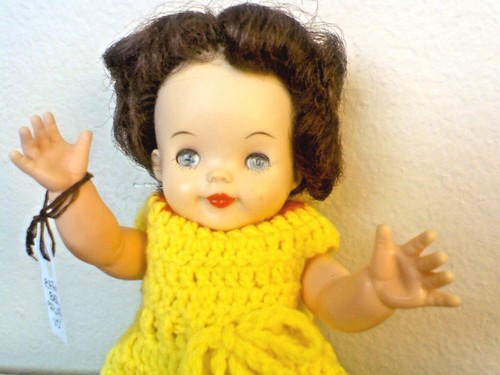DOLL "FLUFFY" DOLL, BY EFFANBEE VINTAGE 1960'S. ORIGiNAL DRESS,VGC | eBay