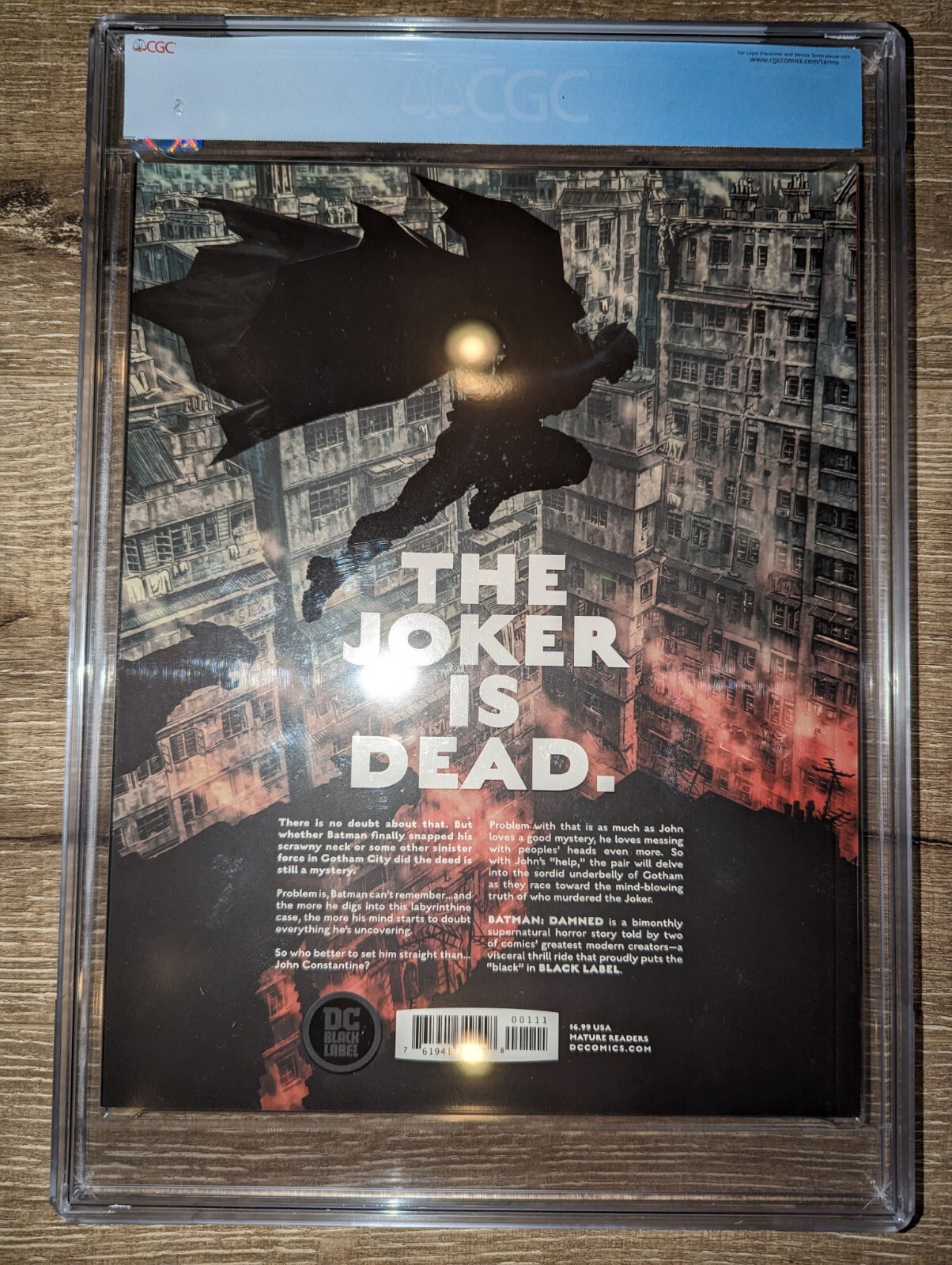 Batman Damned #1 CGC 10 Gem Mint Perfection (1st Lil Wayne/Batwang) DC Comics | eBay