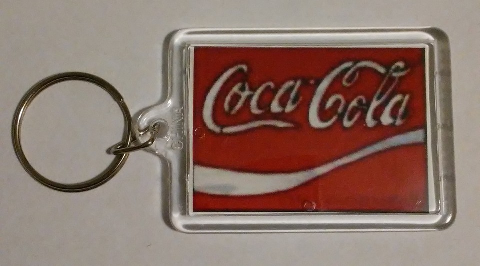 Coca Cola Key Chain - Coke Logos & Vintage Ads (Double Sided) (Lot 6 ...