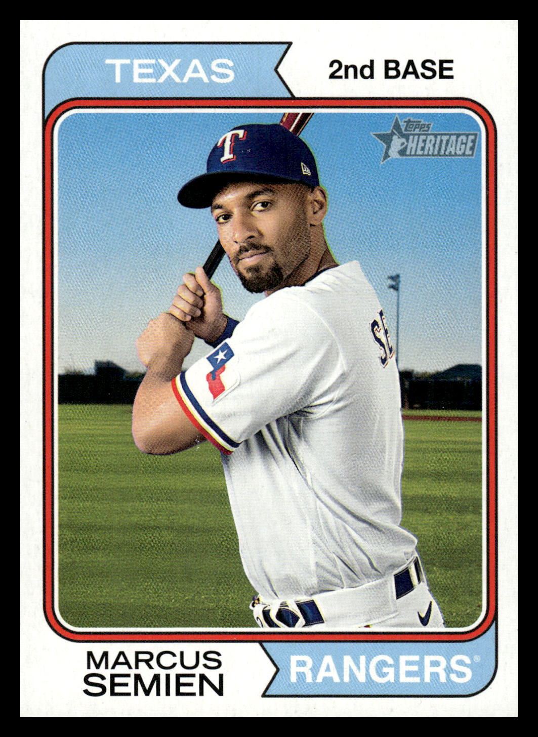 2023 Topps Heritage #88 Marcus Semien Texas Rangers | eBay