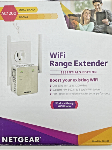NETGEAR | AC1200 EX6120-100NAS | Wi-Fi Range Extender 606449110494| eBay