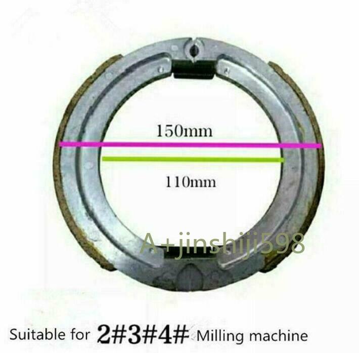Bridgeport Mill Milling Machine Part Brake Shoe Assembly Brake Ring ...