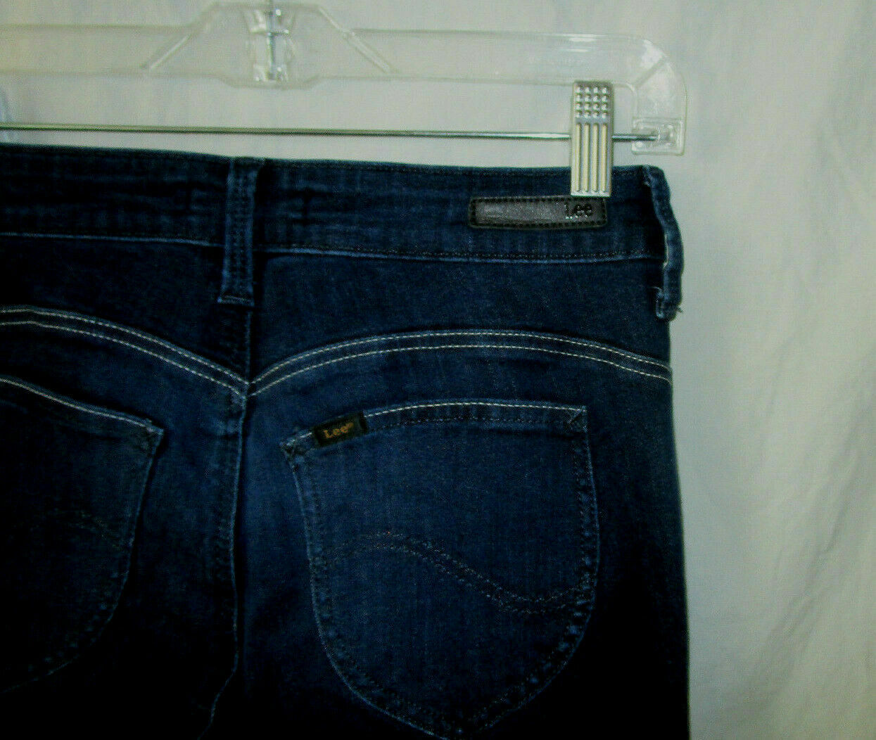 LEE 27 NWT Body Optix After Night Dark Denim Enhancement Low Rise ...