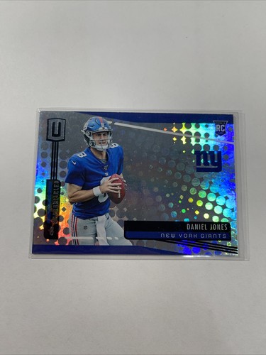 2019 PANINI UNPARALLELED #206 DANIEL JONES ROOKIE CARD - RC SILVER ...