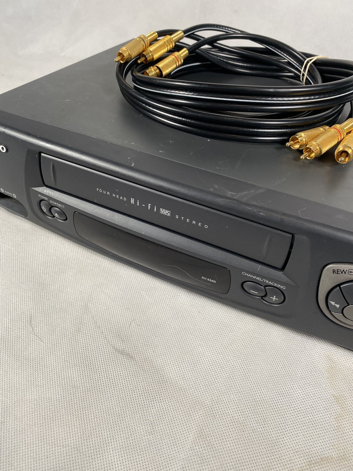 Daewoo DV-K27N 4 Head VCR VHS Tape Player Recorder High Speed Rewind No ...