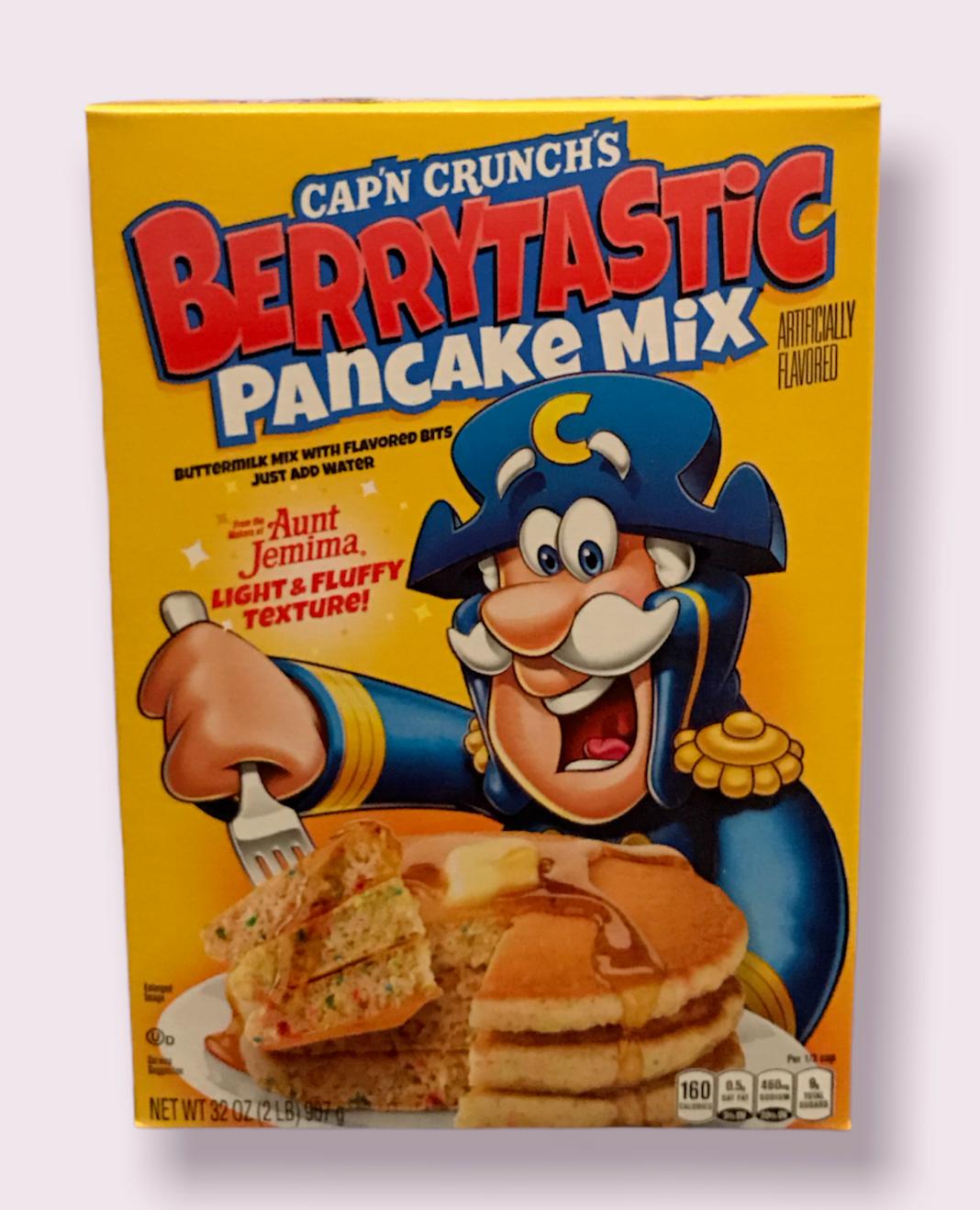 BEST BY 12/2021 CAP'N CRUNCH'S BERRYTASTIC PANCAKE MIX 32 OZ CAPN ...