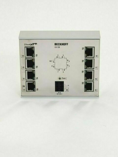 Beckhoff CU11280000 8 Port Ethercat Hub for sale online | eBay