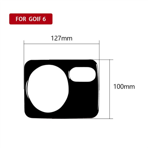 Piano Black Front Headlight Switch Cover Trim For VW Golf 6 GTI R MK6 ...