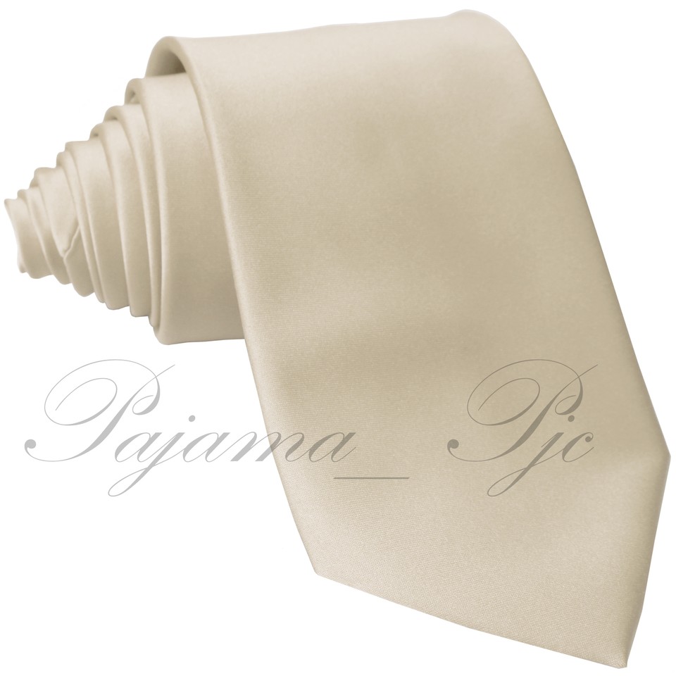 Brand NEW MEN'S SOLID COLOR SELF TIE NECK TIE FORMAL PARTY WEDDING PROM ...