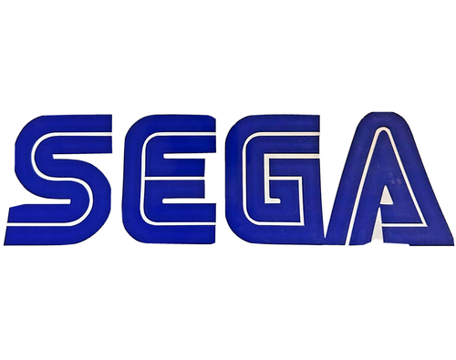 SEGA Sticker Logo Vinyl Decal Sticker BLUE 10" | eBay