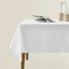 VEEYOO Square Tablecloth - 85x85 Inch Polyester Table Cloth Washable ...