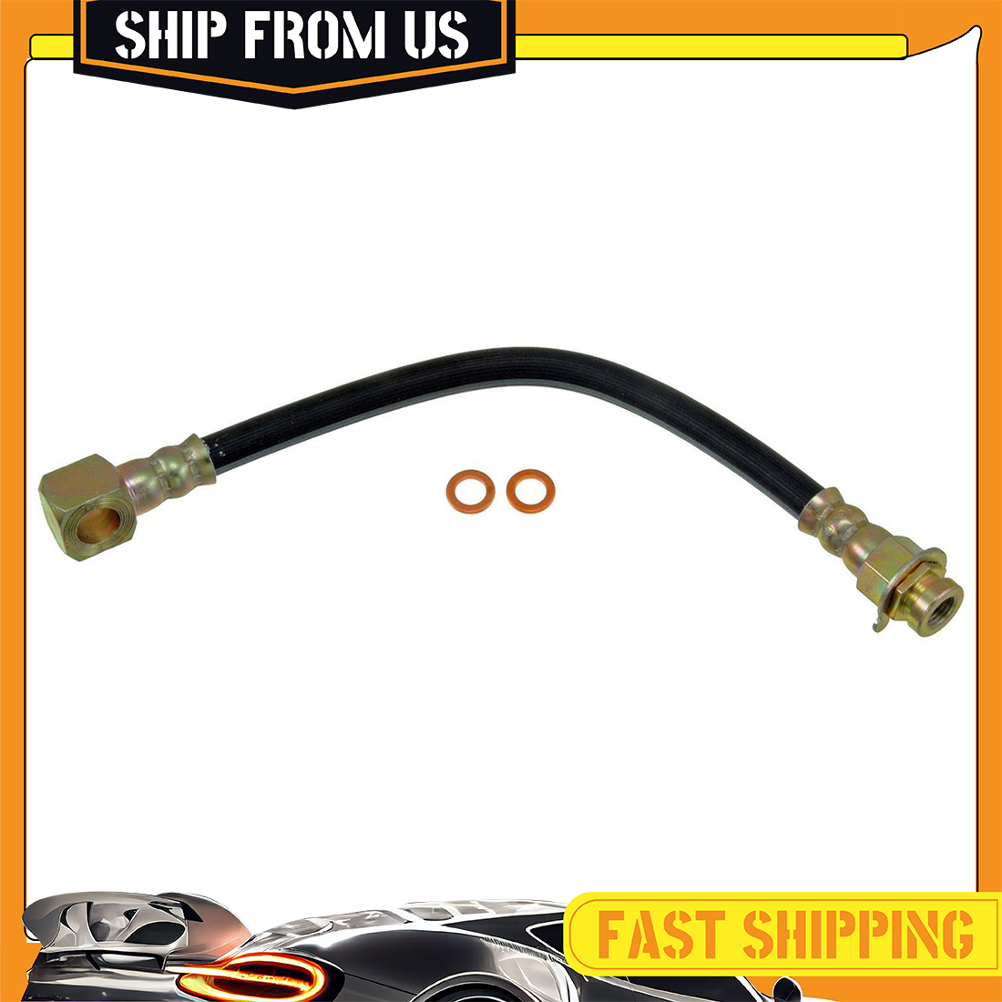 Dorman Brake Line Front Outer Exterior Outside For Dodge W150 3.9L | eBay