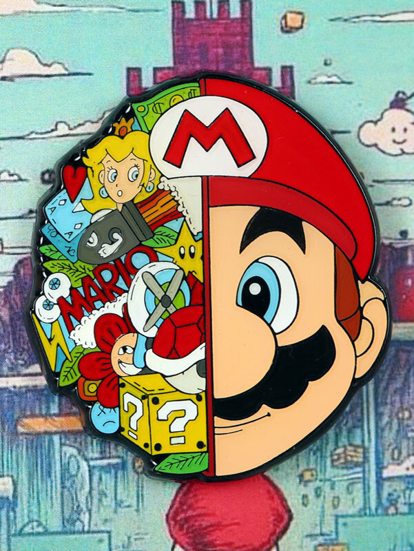 Super Mario Anatomy Head Enamel Lapel Pin Metal Badge Figure Anime | eBay