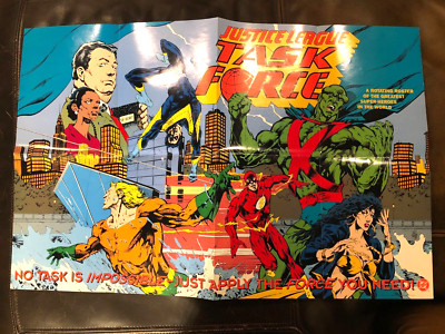 JUSTICE LEAGUE TASK FORCE POSTER 1993 | eBay