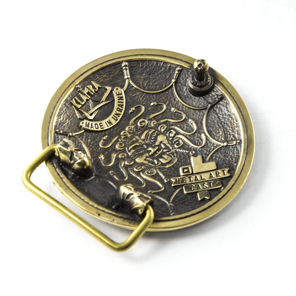 Belt buckle Spartan Shield, Brass belt buckle; infantry buckle; Greece ...