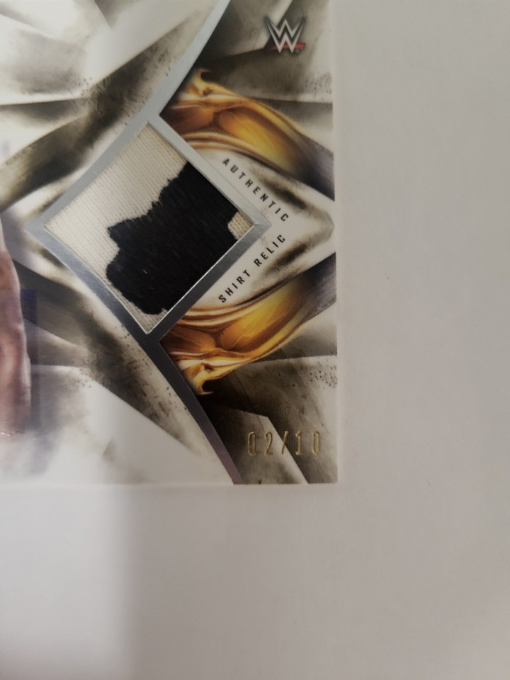 WWE Bo Dallas 2019 Topps Undisputed Gold Autograph Shirt Relic /10 ...