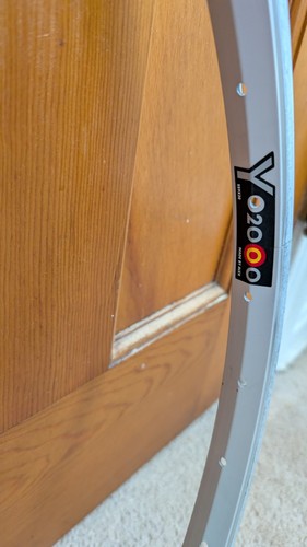 Alexrims 26" Y2000 36H Aluminum Single Wall Bike Rim Set 559 X 2.0 | eBay