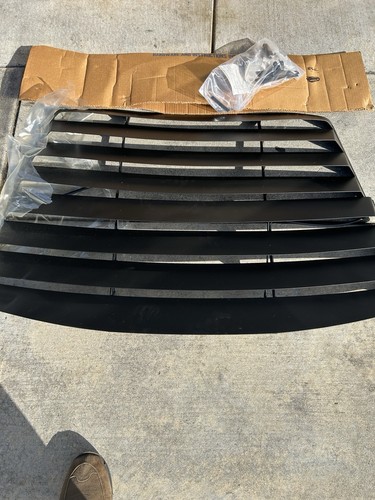 1986-92 RARE NOS Factory FORD Escort Aluminum Rear Window Louvers-E6FZ ...