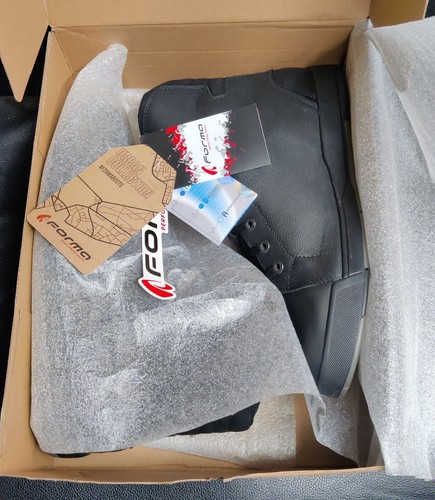 New Forma Swift Dry Waterproof Motorcycle Boots Mens 12 EU 46 CE ...