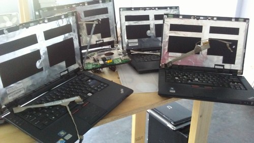 LOT OF 4 - Lenovo Thinkpad L412 i5 M560 2.67GHz motherboard w ...