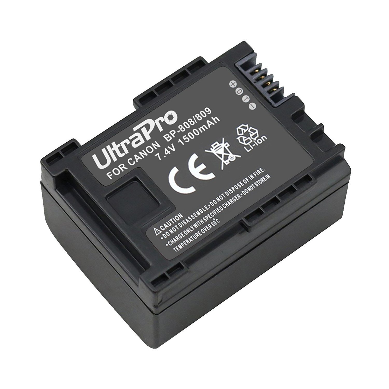 BP-808/809 Battery 2-Pack Bundle with Rapid Travel Charger and UltraPro ...