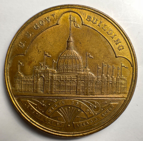 1893 Chicago World’s Columbian Exposition US Treasury Dept. Token Medal ...