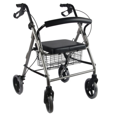 Titanium Aluminum Foldable Rollator Walk Frame Outdoor Walker Aids ...