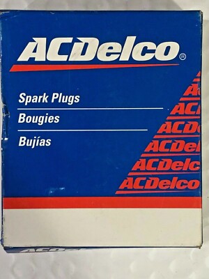 Box of 4 ACDelco CR43TS Professional Conventional Spark Plug Free ...