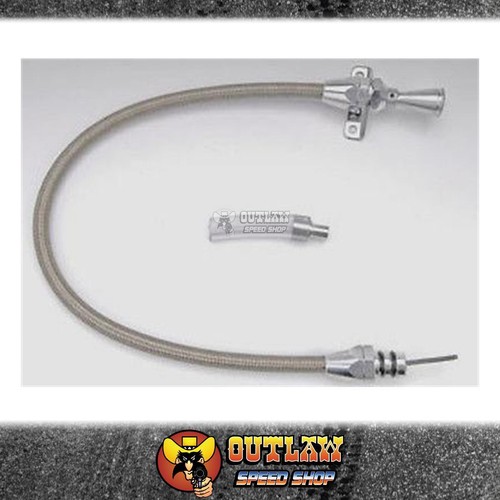 LOKAR POWERGLIDE TRANS DIPSTICK BRAIDED TRANSMISSION MOUNT 15"/38CM ...