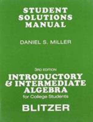 Introductory and Intermediate Algebra for College Students by Robert F ...
