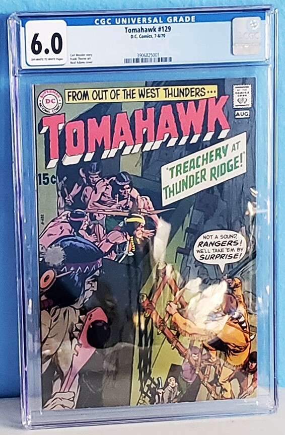 Tomahawk #129 (DC Comics 1970) CGC 6.0 Neal Adams cover art WESTERN | eBay