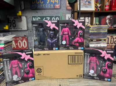 SHF Squid Game Masked Soldier Bandai Spirits S.H.Figuarts Action Figure ...