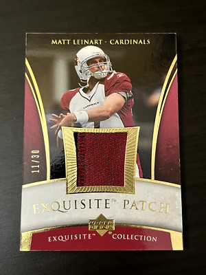 Matt Leinart 2006 Upper Deck Exquisite Patch 11/30 #EP-ML Arizona Cardinals SP | eBay