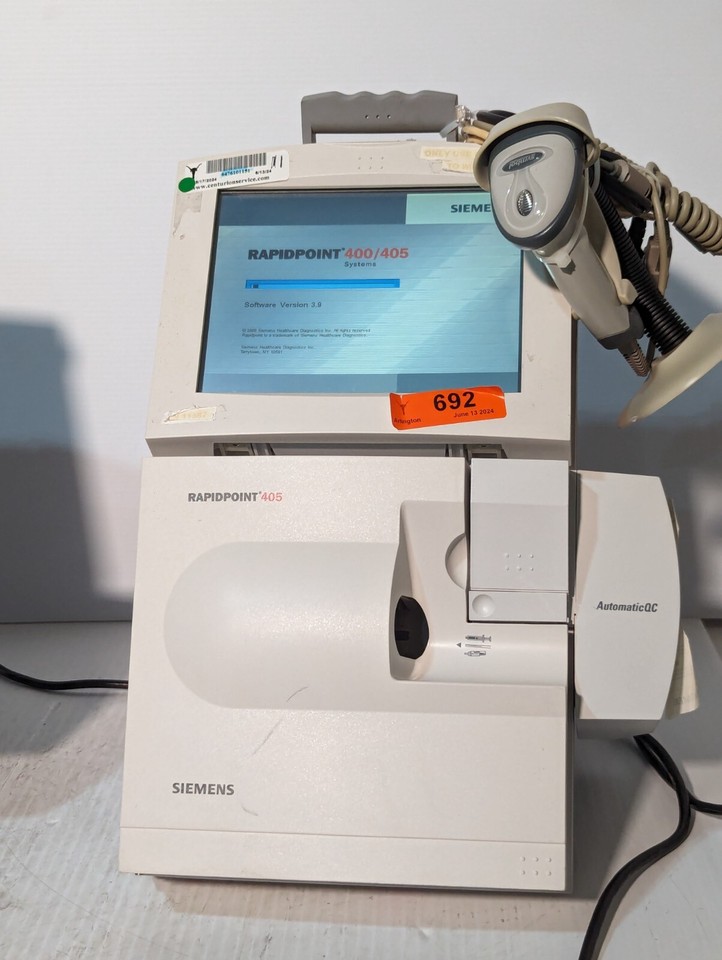 Siemens RAPIDPOINT 405 Blood Analysis System | eBay