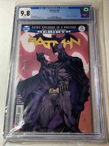 Batman #24 Rebirth CGC 9.8 Proposes To Catwoman | eBay