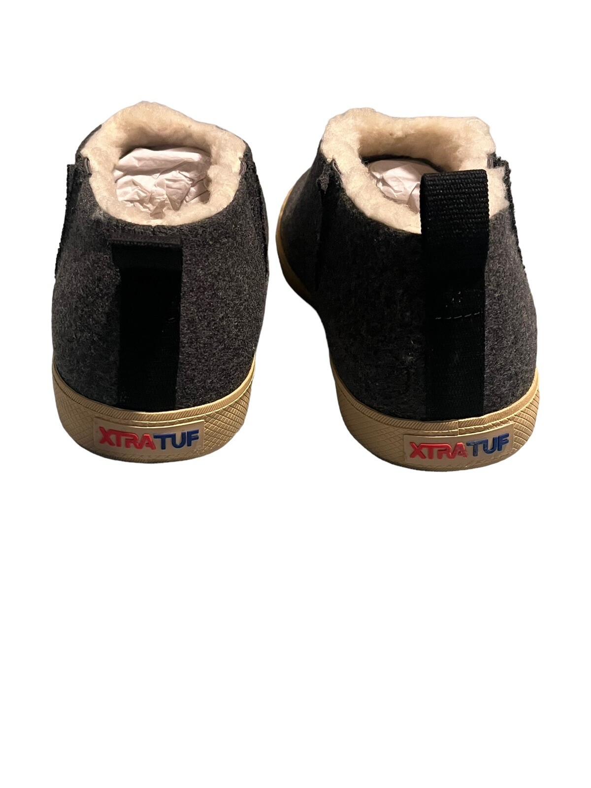 XtraTuf Shoes Mens 8 Womens 10 Homer Slip On Gray Sherpa Lined Bootie ...