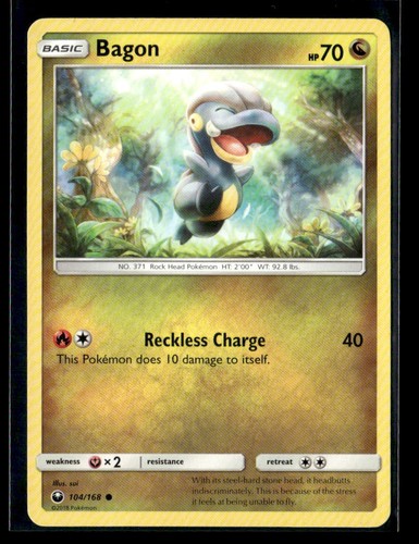 SM - Celestial Storm #104/168 Bagon (104) Pokemon | eBay