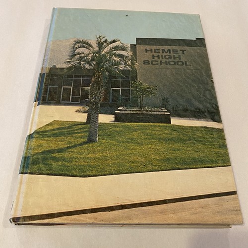 Vintage 1973 Tahquitz Hemet California High School Yearbook Hemet High ...