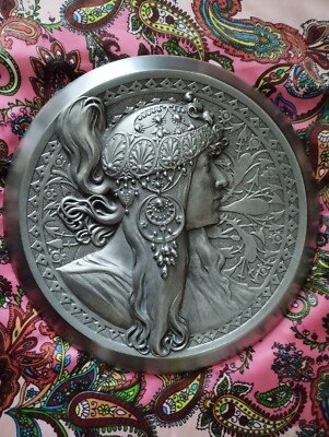 ART NOUVEAU_ MUCHA_ GIRL _ BRUNETTE _1900_ BELLE EPOQUE | eBay