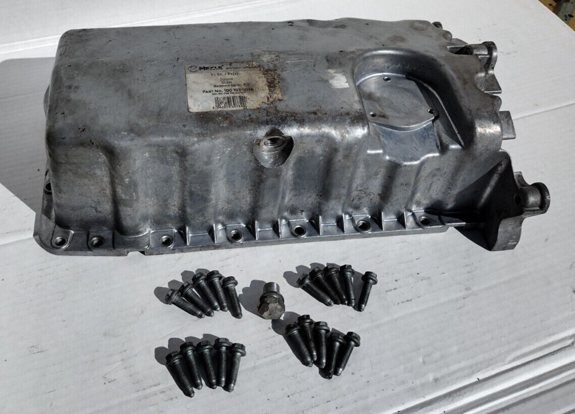2000-06 VW 1.9 TDI BEW Engine Oil Pan Meyle Oil Sump | eBay