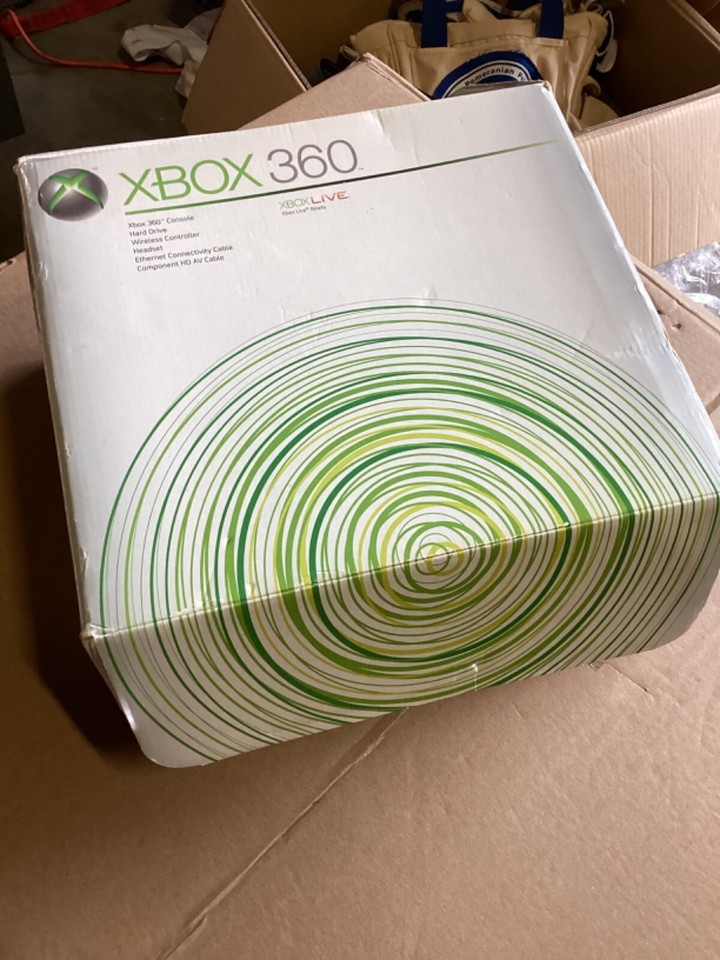 Microsoft XBox 360 Pro 4GB White Video Game Console Gaming System 360P ...