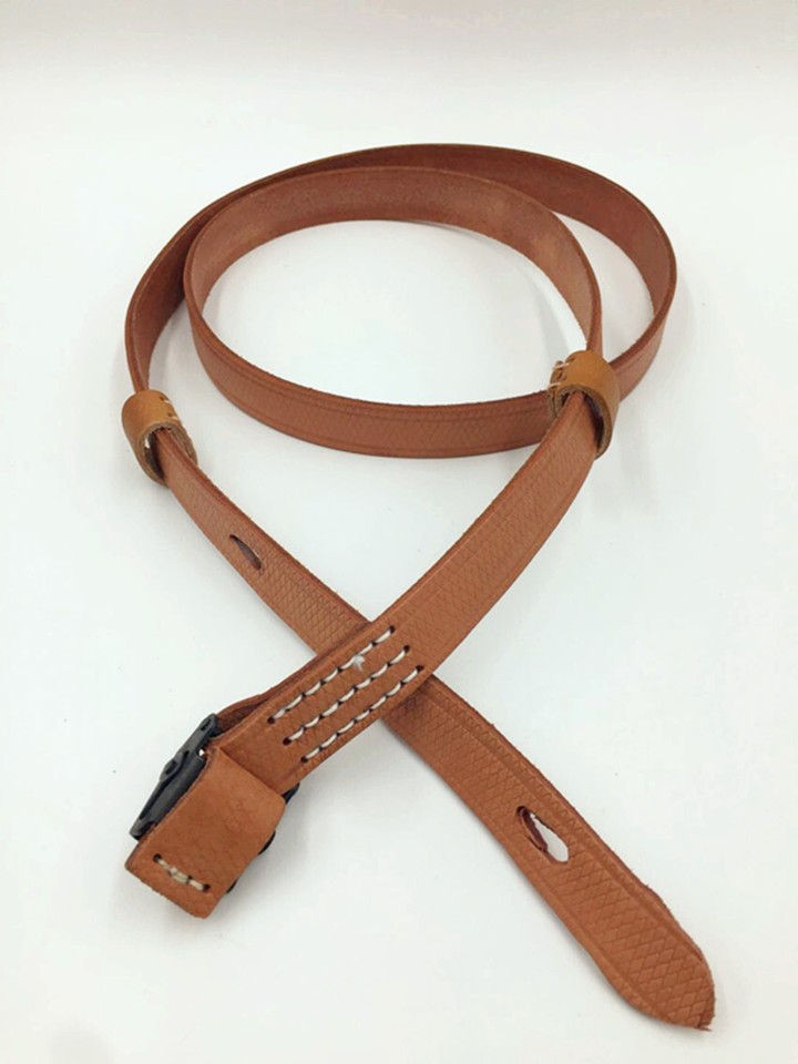 WW2 GERMAN ARMY MP40 MP38 MACHINE GUN LEATHER SLING STRAP BROWN | eBay