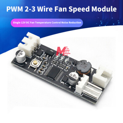 DC12V 2~3Wire Fan Temperature Control Speed Controller Module NTC B 50K ...