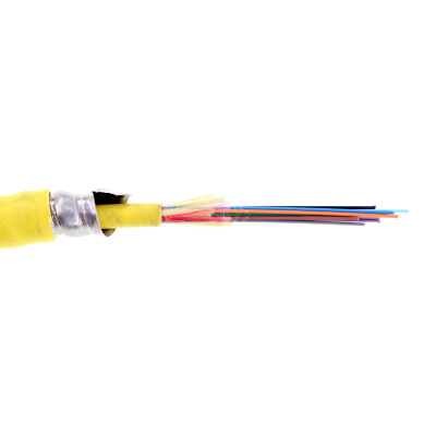 HITACHI 61433-12 ARMORED PLENUM FIBER OPTIC CABLE, SINGLEMODE, 12F ...