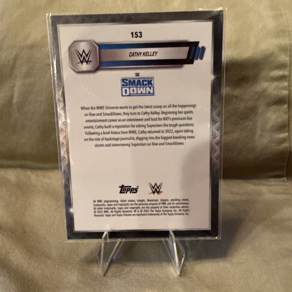 Cathy Kelley 2025 Topps Chrome WWE Sepia #153 | eBay