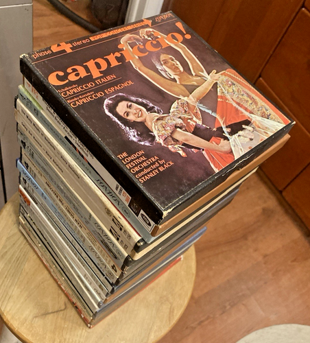 LOT of 20 PRERECORDED REEL TAPES '50s & '60s Spoken Word, Light ...