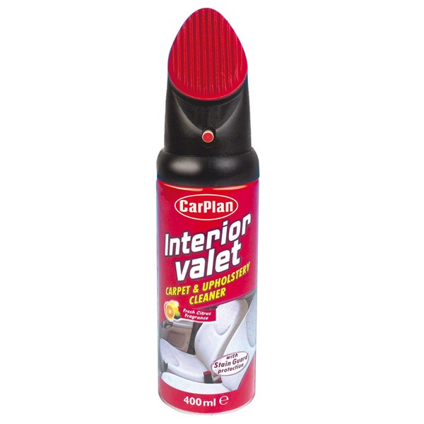 CarPlan Interior Valet Carpet Upholstery Cleaner With Brush 400ml for ...