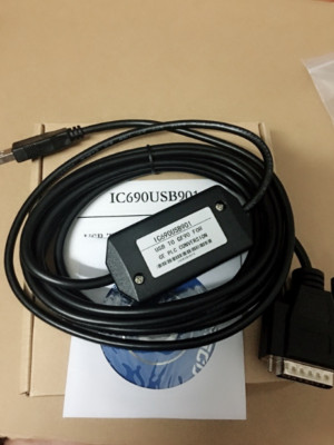 1PC IC690USB901 GE FANUC PLC Programming Cable USB To GE90 SNP 90/30 90 ...